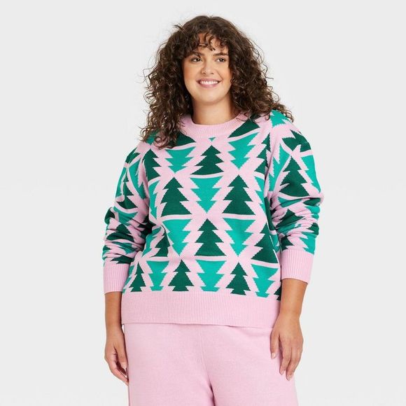 Grayson Threads | Tops | Womens Christmas Trees Graphic Sweater 3x ...